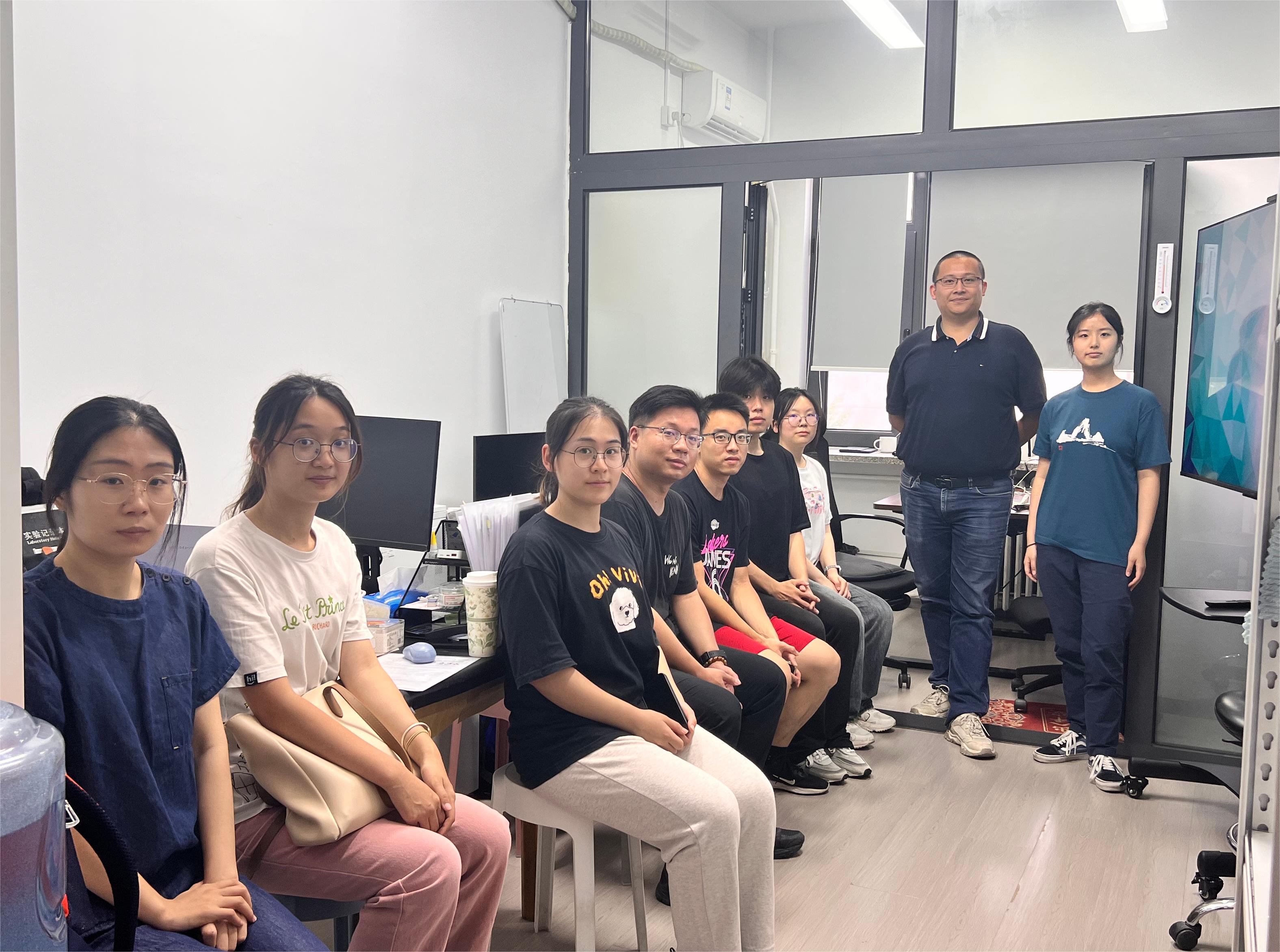 Farewell to summer intern Gao Han & Welcome our new group member Wang ...